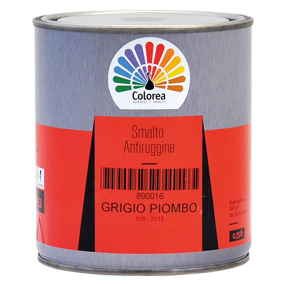 SMALTO ANTIRUGGINE 'COLOREA' Lt. 0,750 Grigio piombo. Modello Lt. 0,750 ...
